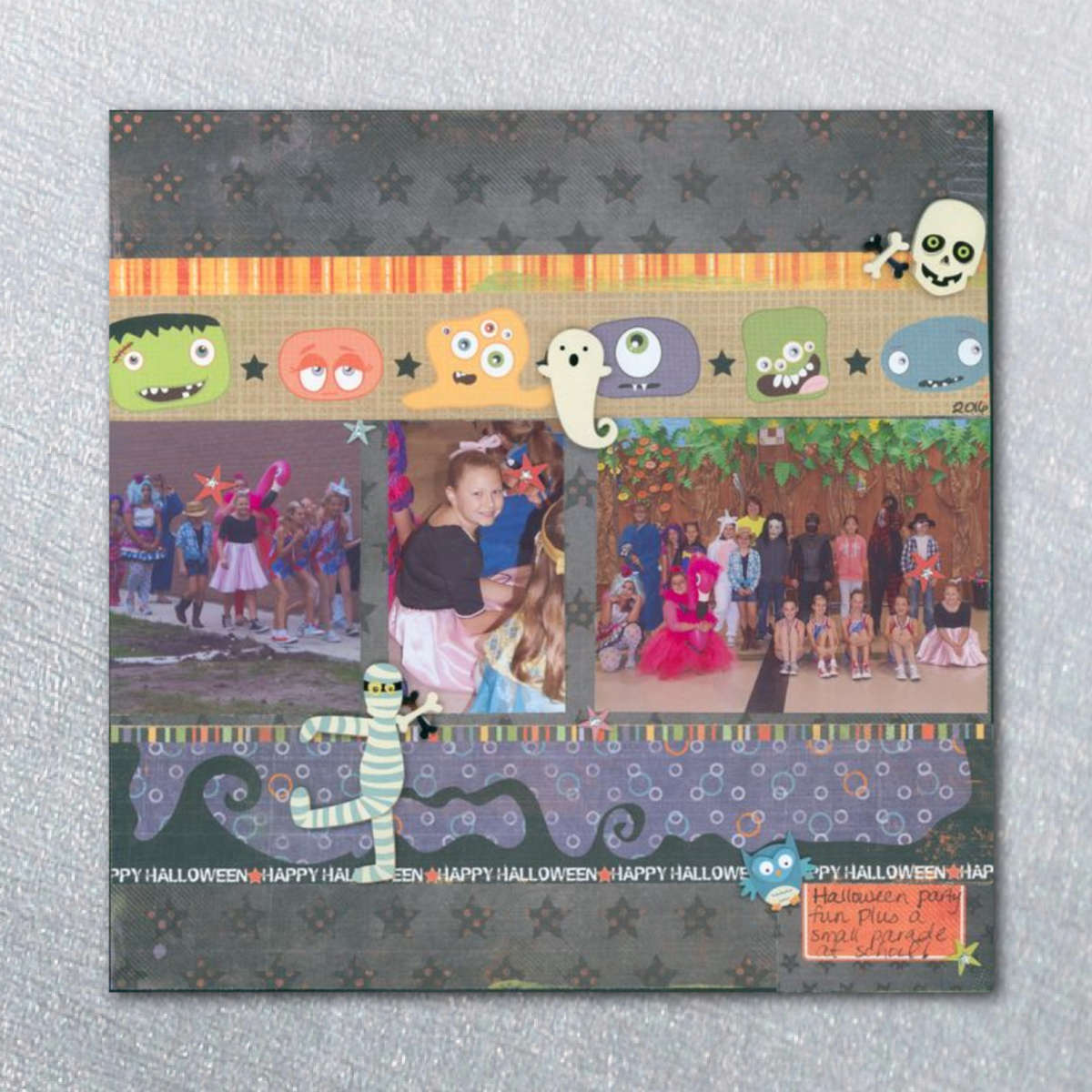 Halloween Scrapbook Ideas, Layouts and Inspiration