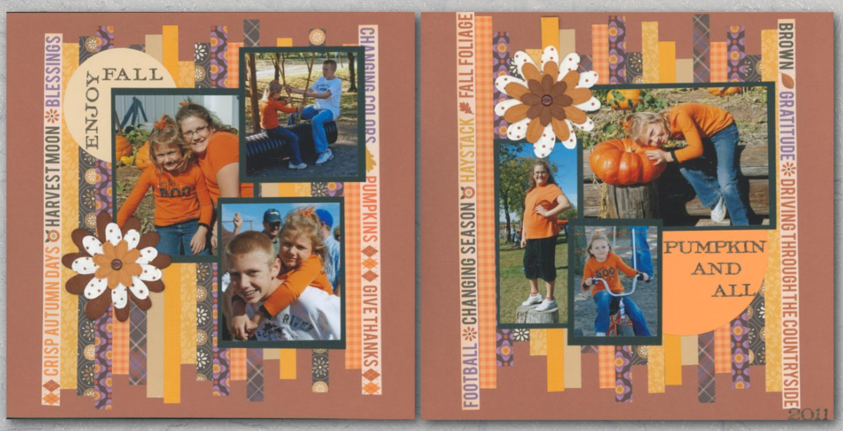 Fall Scrapbook Layouts You Will Fall in Love With
