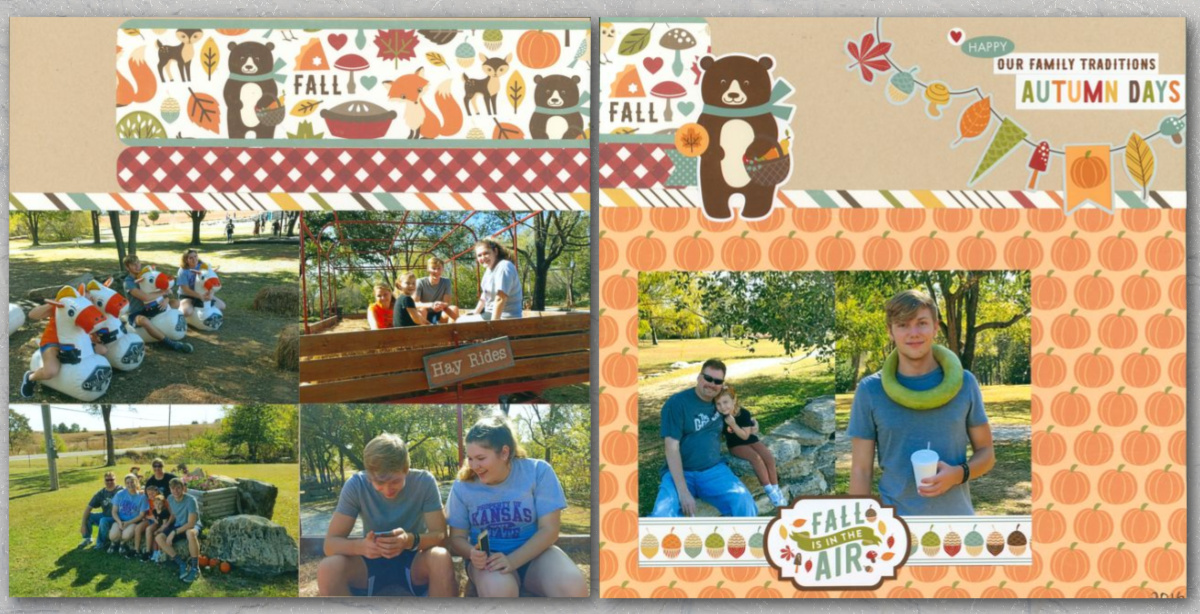 Fall Scrapbook Layouts You Will Fall in Love With
