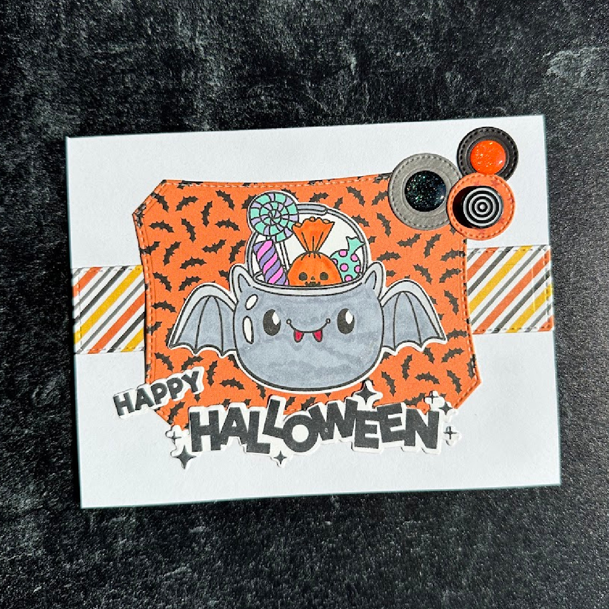 8 Halloween Cards from SSS Halloween Treats Kit