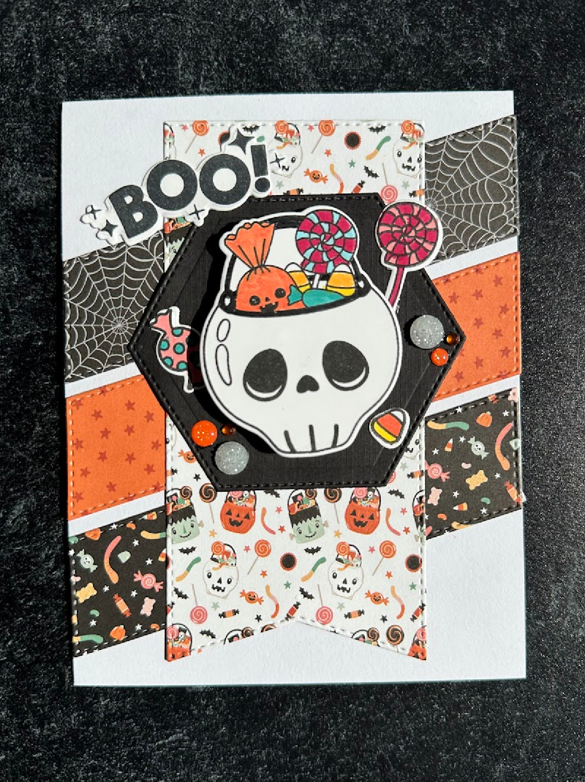 8 Halloween Cards from SSS Halloween Treats Kit