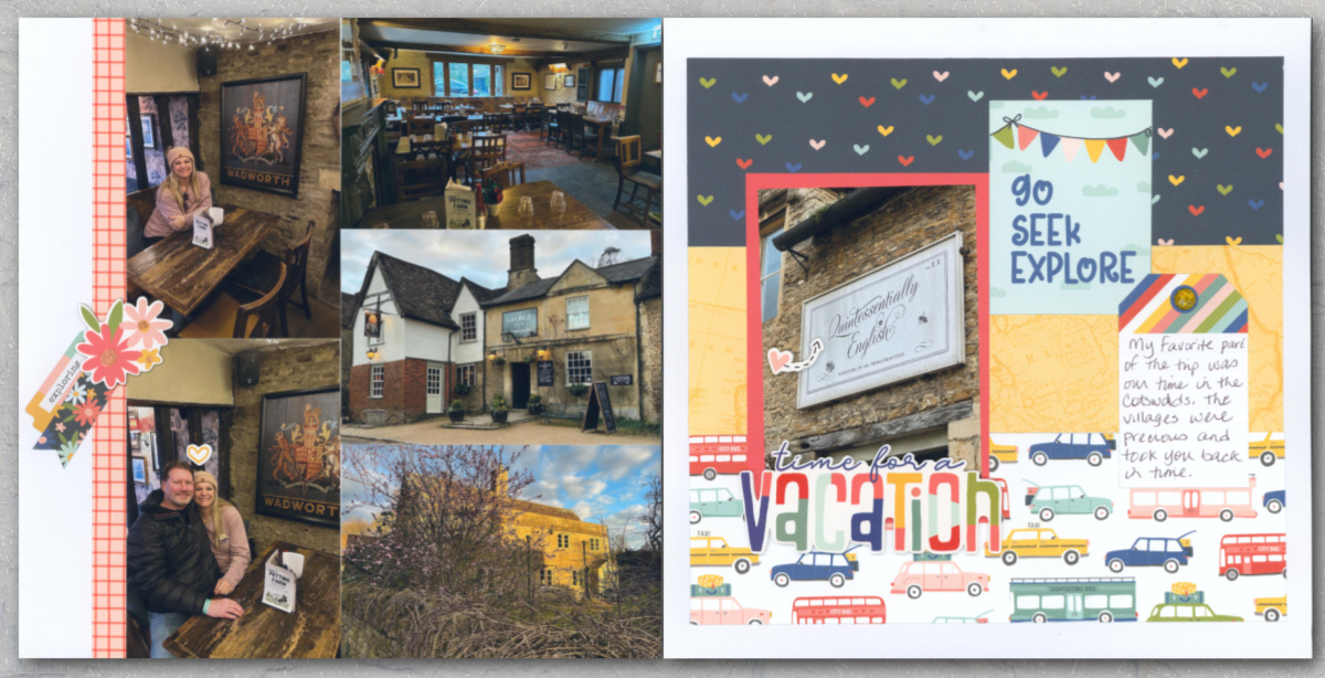 Three Travel Layouts Using Simple Stories Pack Your Bags Collection